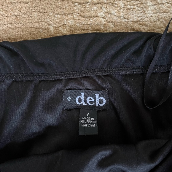 Deb | Dresses | Tight Black And White Lace Dress | Poshmark